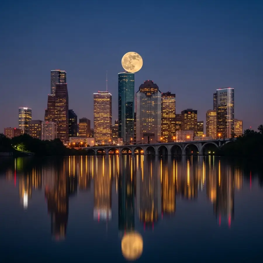 Moon Phase Today Houston Texas - Moon Phase Today