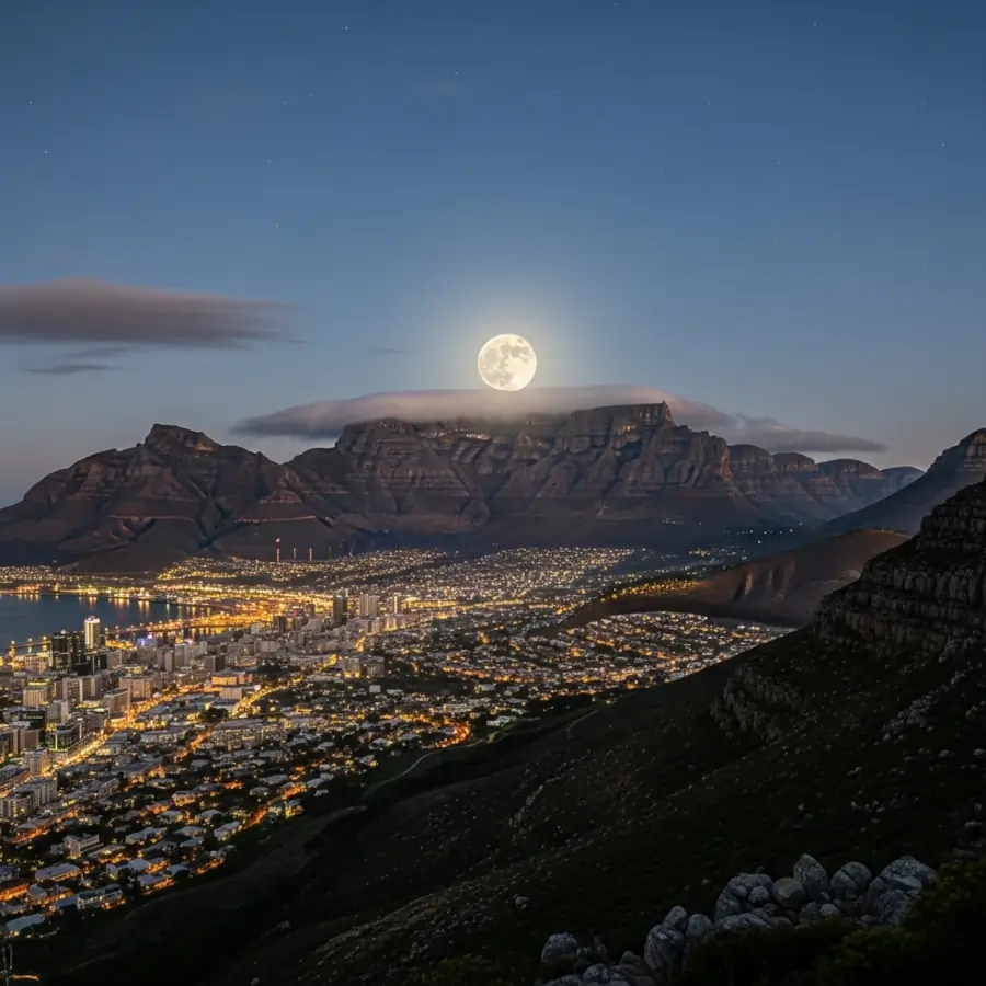 Moon Phase Today Cape Town South Africa - Moon Phase Today