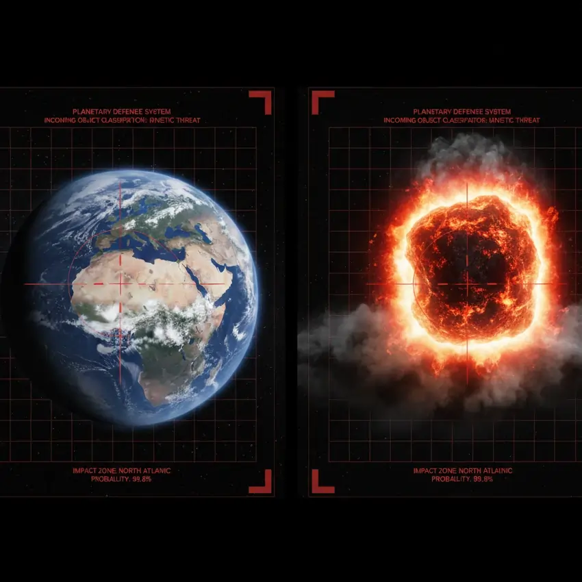 Meteor Impact Simulator - Moon Phase Today