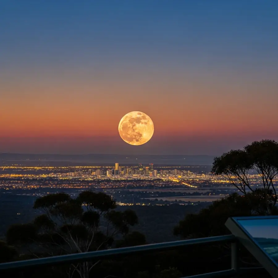 Moon Phase Today Adelaide, Australia - Moon Phase Today
