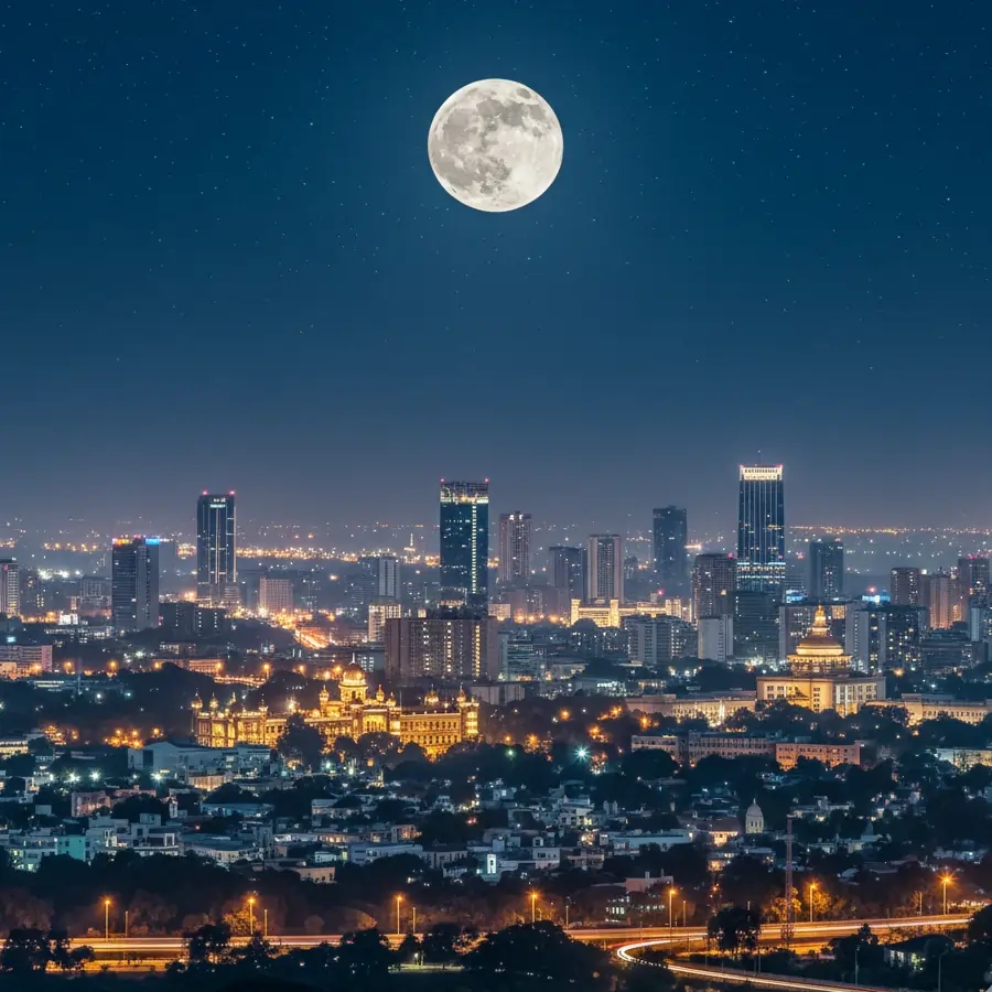 Moon Phase Today Bengaluru, India - Moon Phase Today