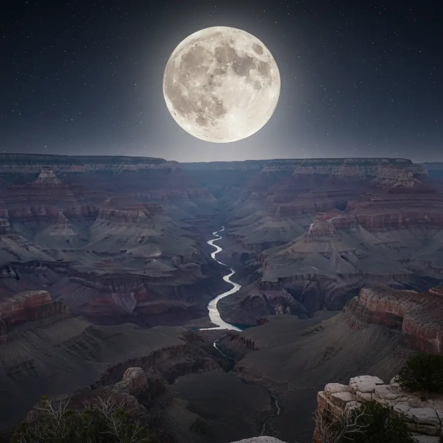 Moon Phase Today Grand Canyon, AZ - Moon Phase Today